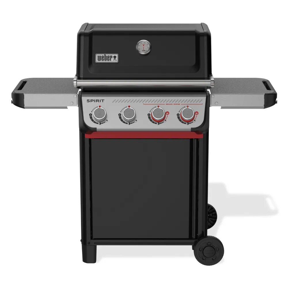 Газовый гриль Weber "Spirit E-425", чёрный, с системой контроля пламени, LP