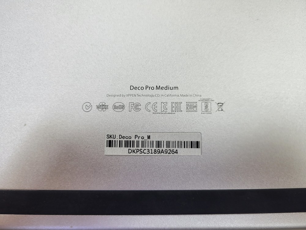 Графический планшет XPPEN Deco Pro Medium А5 черный/серебристый [decopro_m]