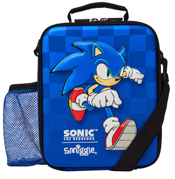 Сумка для обеда объёмная Smiggle Sonic, синяя
