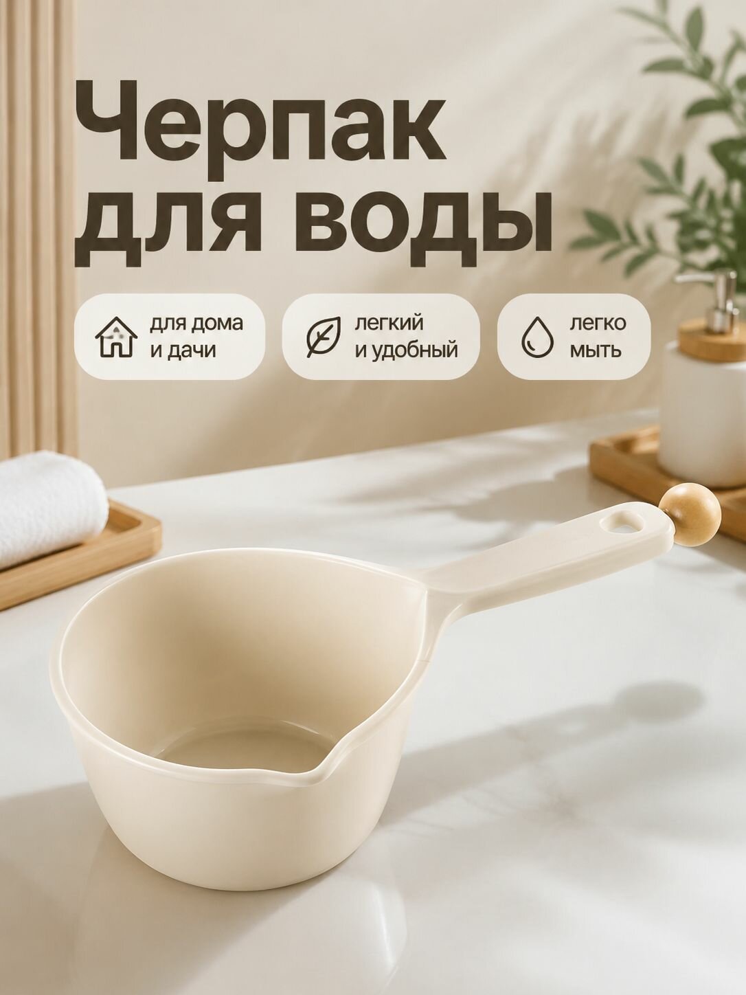 Ковш хозяйственный, 1 шт