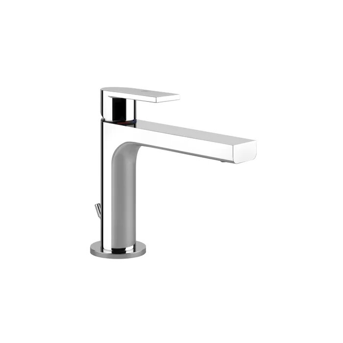 Смеситель для раковины Gessi 38601 хром, глянцевый, кран для ванной в раковину, из латуни, рычажный, с керамическим картриджем, с донным клапаном