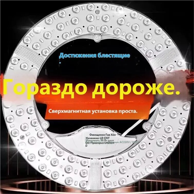 Магнитный светодиодный модуль для замены потолочных светильников, ленты, панели, энергосберегающие лампы