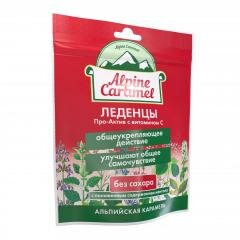 Альпийская Карамель ПроАктив леденцы с вит. С без сахара 75г