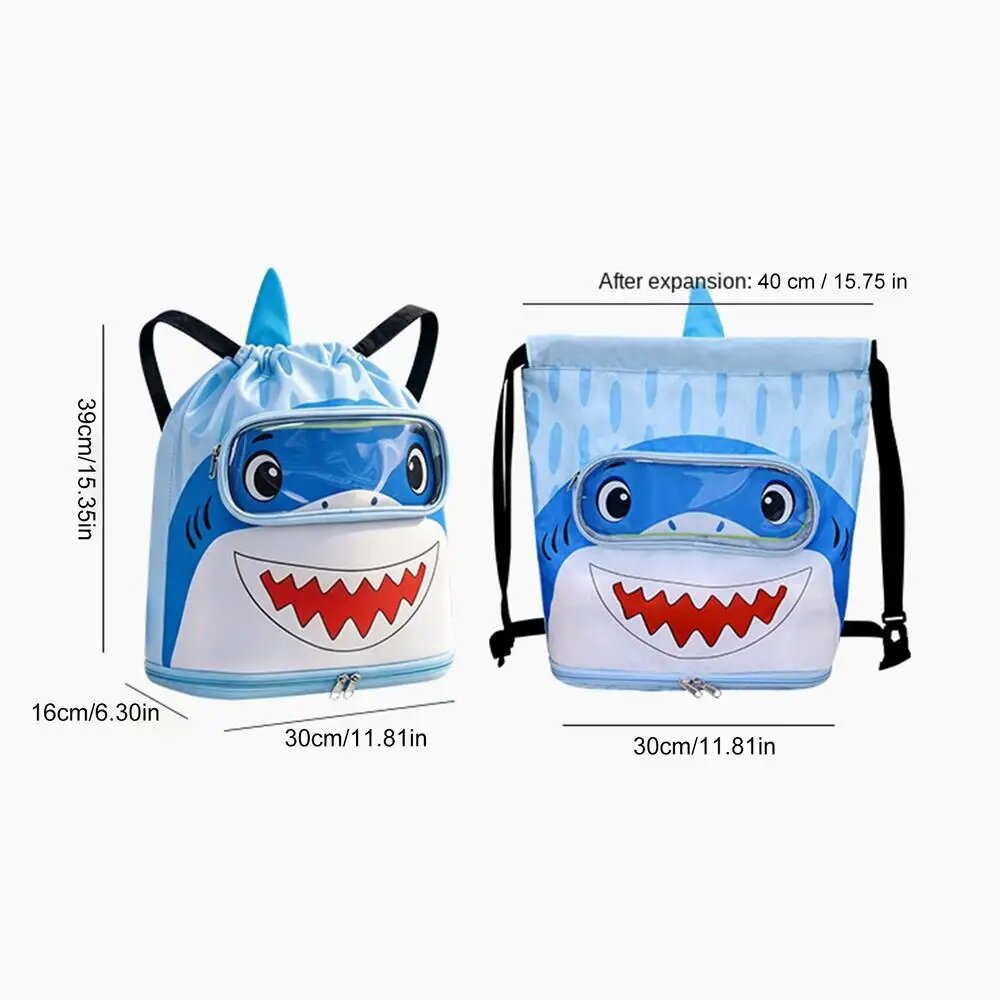 Детская сумка для плавания Cartoon Shark