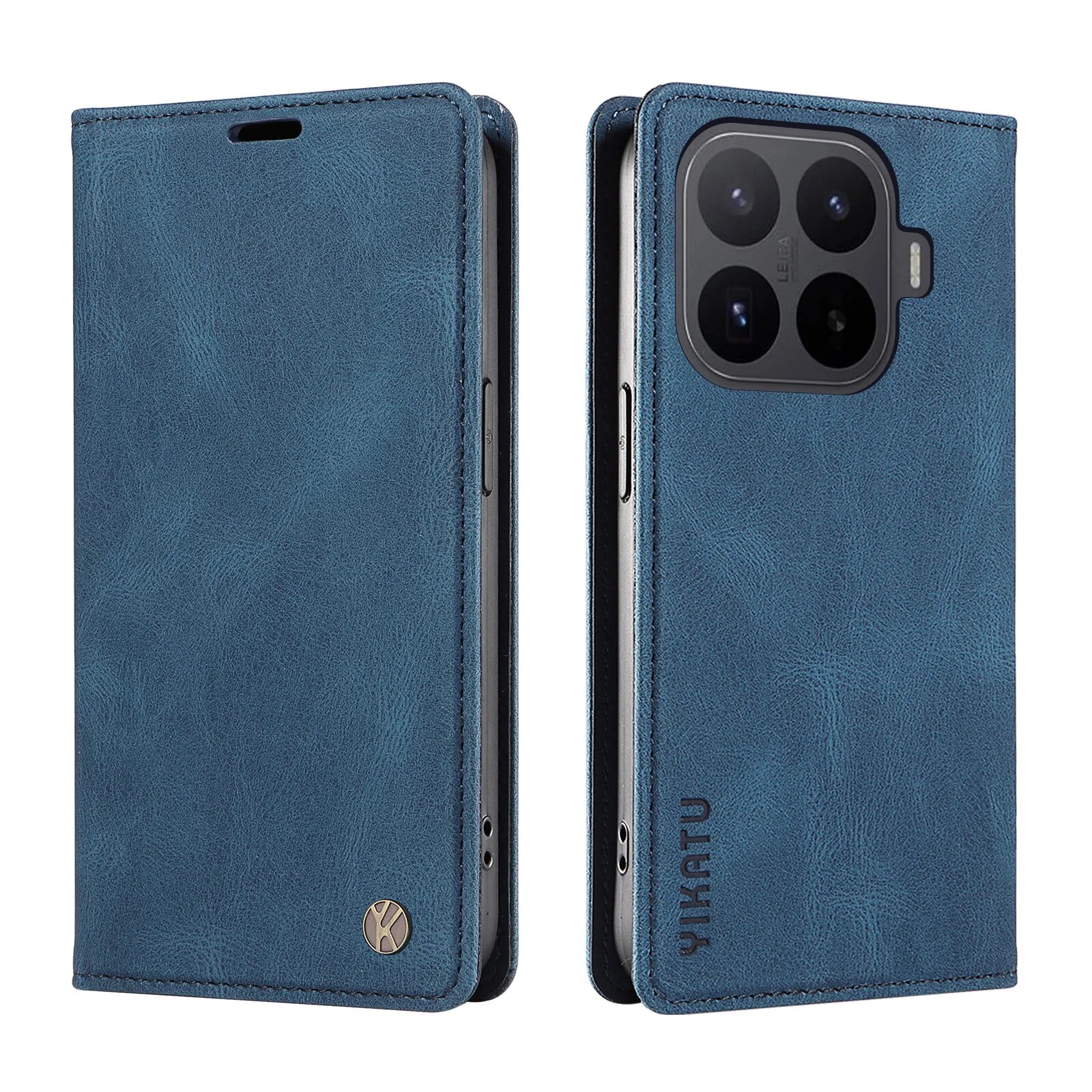 Кожаный Чехол-бумажник Для Xiaomi Mi 15/15T/17/17T Pro Max Ultra С Xiaomi 17, Синий, SKY BLUE