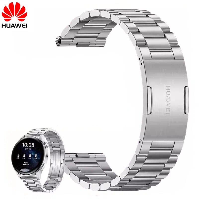 Ремешок Нержавеющая Сталь 22 Мм Ремешок Для HUAWEI GT5 46mm GT4 46mm GT 3Pro/WATCH Ultimate / GT3 GT2 46mm/ Watch3 Pro New