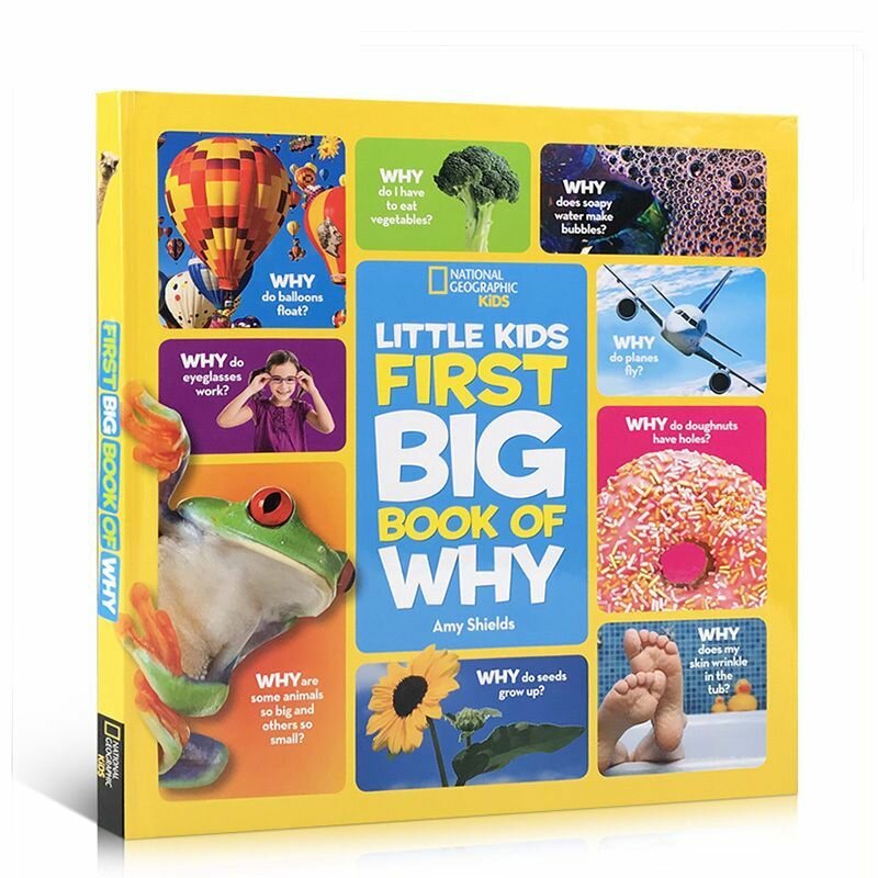 Milu English National GeographicLittle Kids First Big Book of Why Children's Popular Science Encyclopedia Picture Book Hardcover Reprinted books