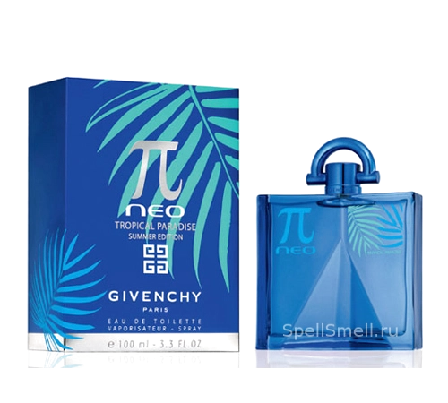 Givenchy Pi Neo Tropical Paradise - туалетная вода 100 мл / Пи Нео Тропикал Парадиз мужской