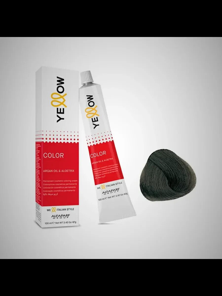 YELLOW PROFESSIONAL Ye Color Permanent Coloring Cream 100 мл