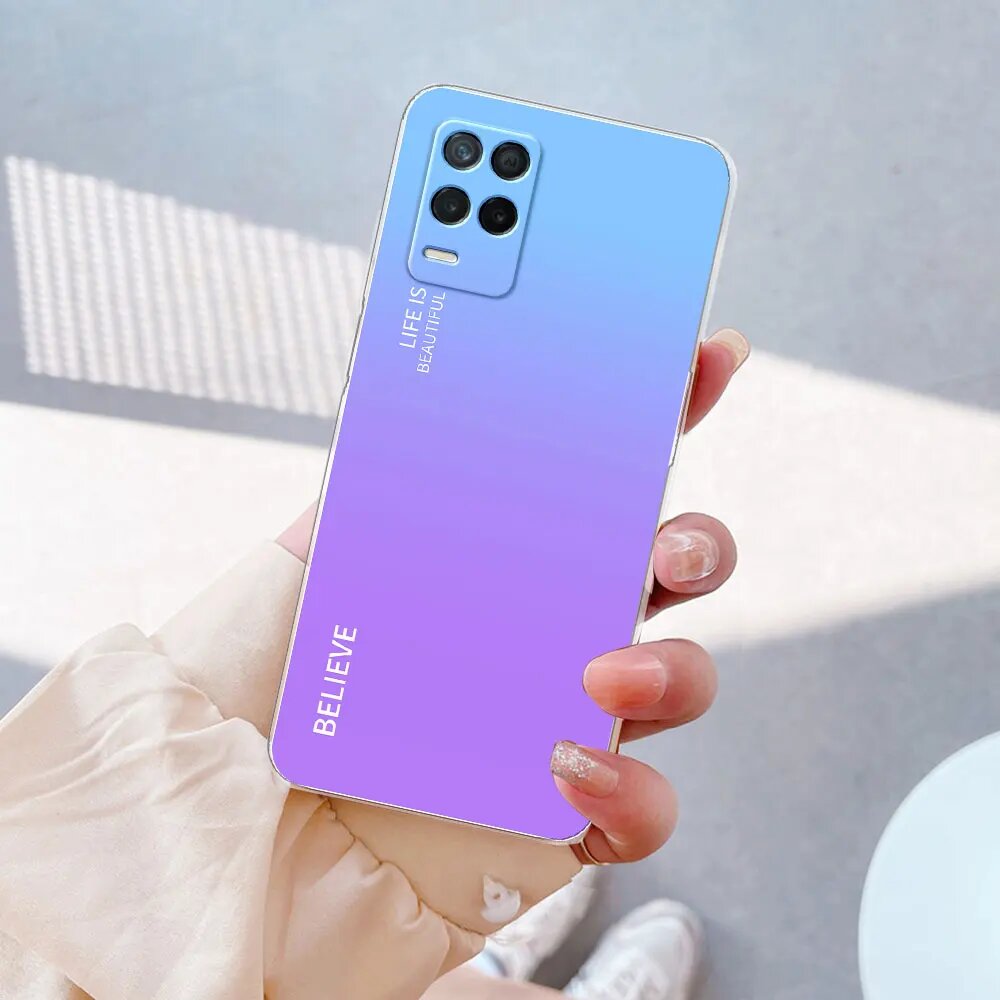 Чехол для Realme 8 4G 5G, прозрачный мягкий силиконовый защитный чехол для телефона Realme 8 Pro, чехол для OPPO Realme 8i Bumper Fundas
