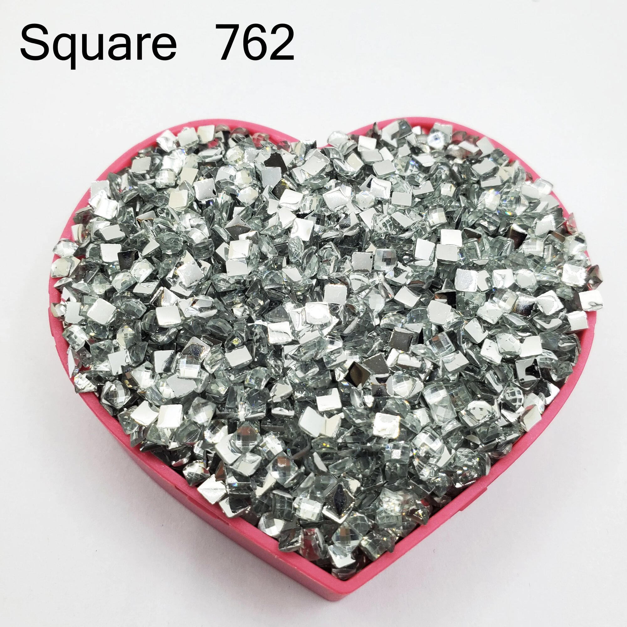 Алмазная картина WYZDP Crystal Shiny Stone 700-920 Серый, 30g, Crystal Square 762