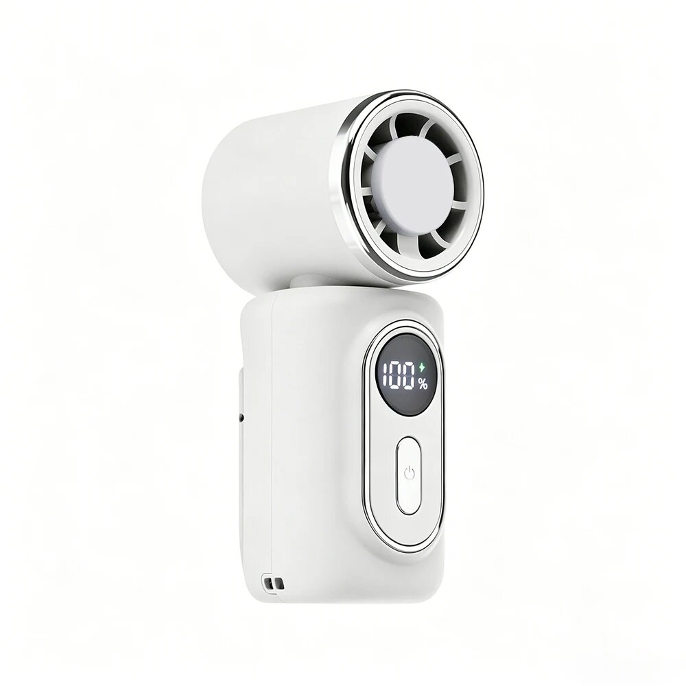 Портативный мини-вентилятор USB Turbo Fan 12000 об/мин WHITE