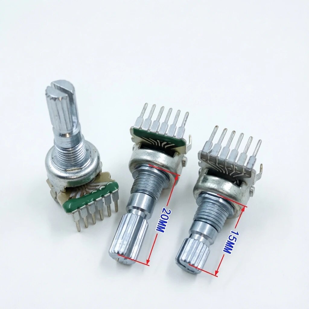 2 шт. Потенциометры громкости R1212 B50K Shaft 15mm