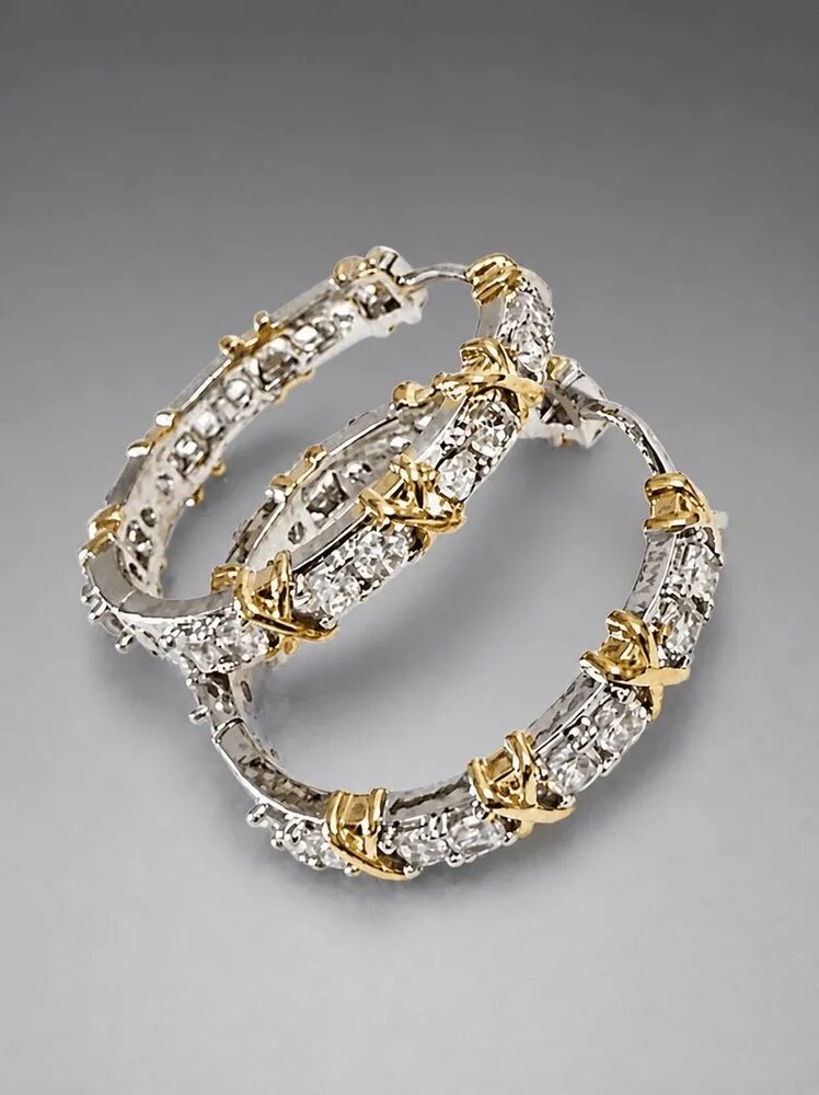 Серьги пусеты, Silver — фото 1