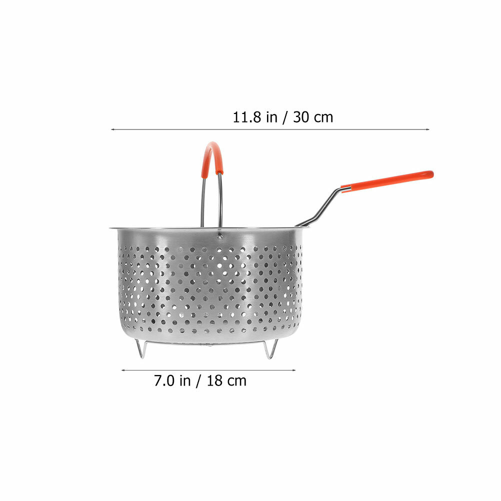 Металлическая Корзина Для Жарки, Нержавеющая Сталь, 30.00X18.00X12.00 См, 1 Упаковка