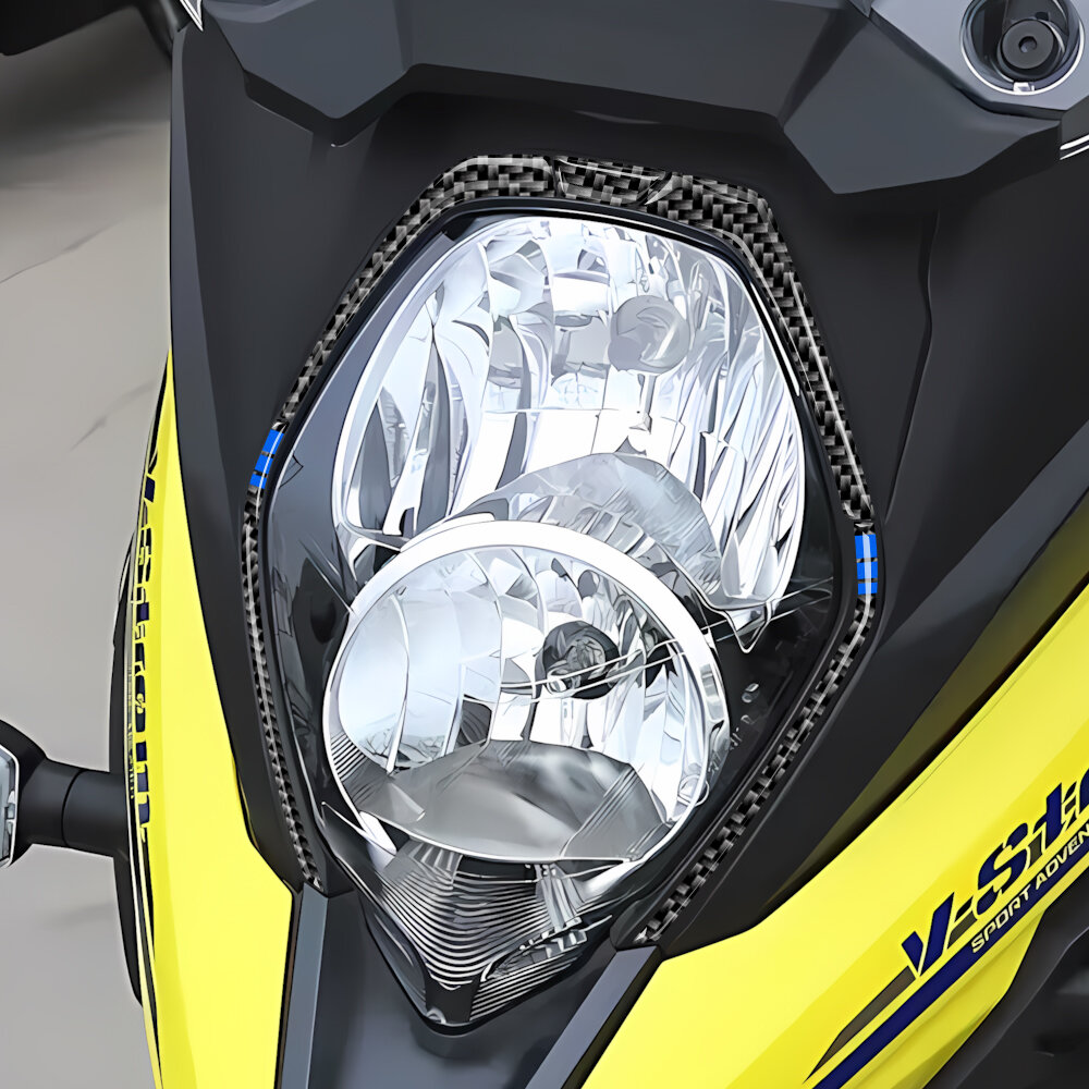 Декоративная накладка на оправу фары мотоцикла Suzuki V-Strom DL 650, рамка передней фары, аксессуары для тюнинга мотоцикла