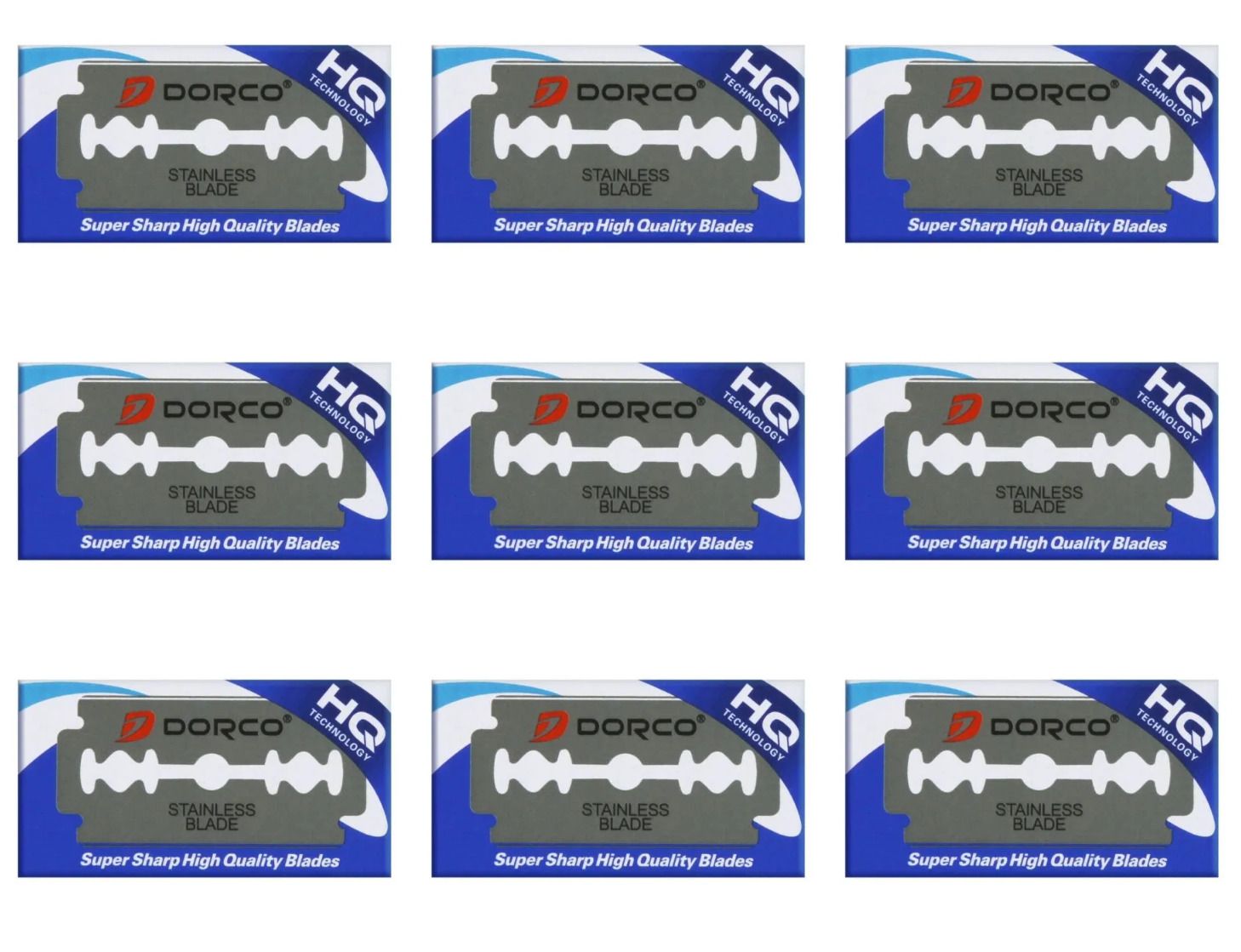 DORCO Лезвия Platinum Двусторонние 5 штук в упаковке, 9 уп