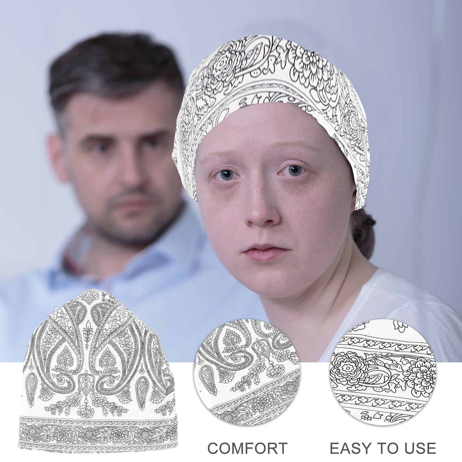 Шапочка Для Сна, Черная, Защита Волос, Удобная, Для Беременных, 1 Шт