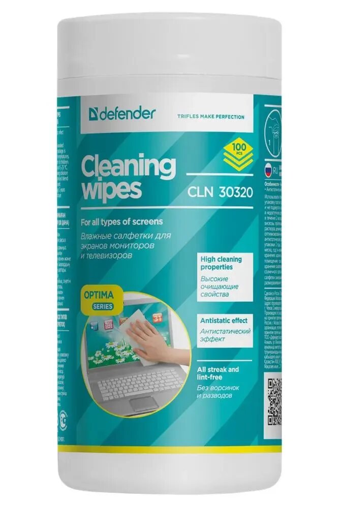 Салфетки Defender CLN 30320 CLN30320