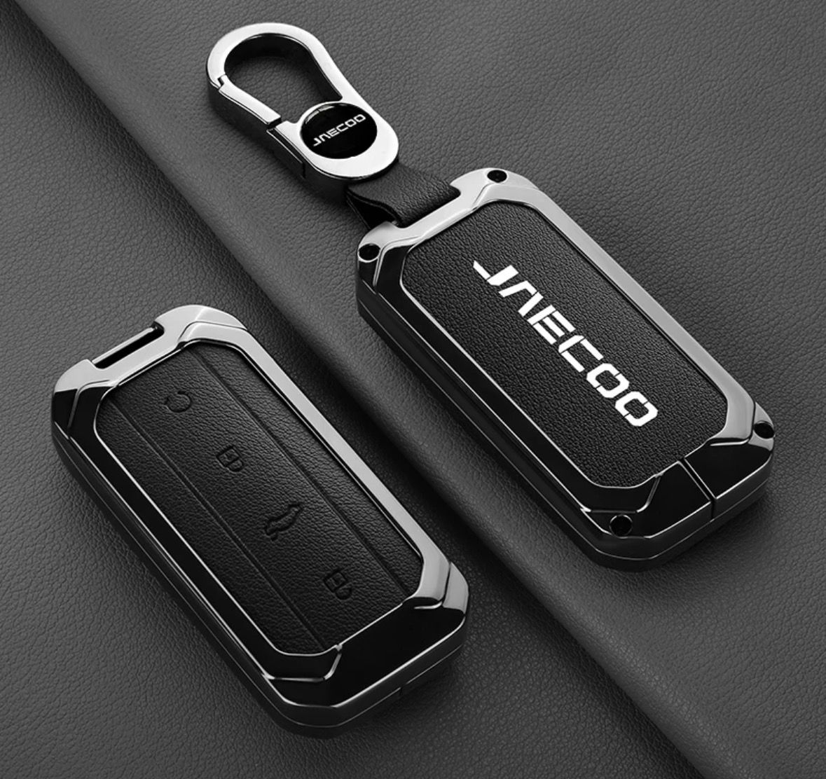 Чехол на ключ Jaecoo J6 / Jeland J6 metal black
