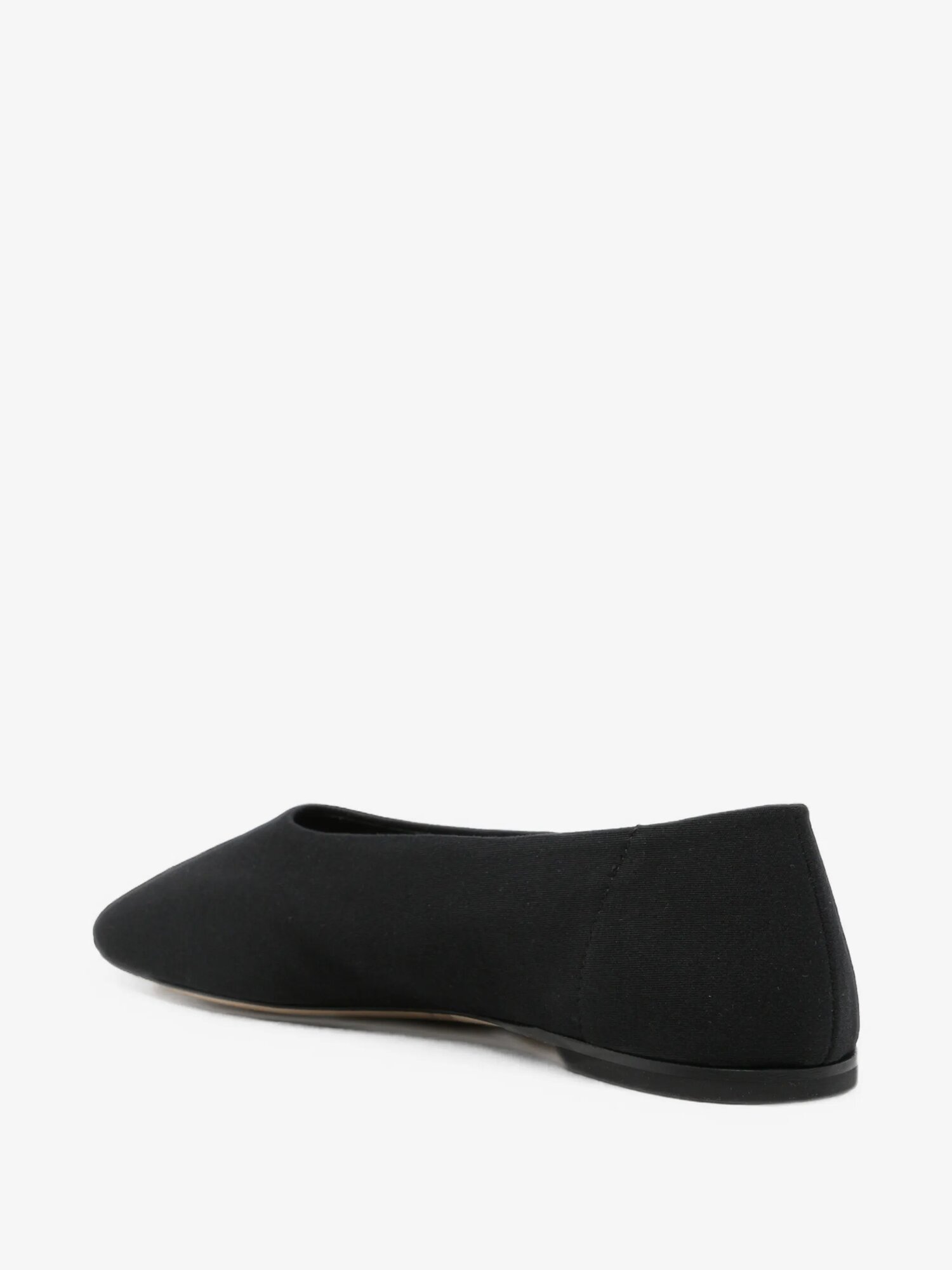 Балетки TOTEME Pointed-toe ballet flats, размер 40, черный — фото 1