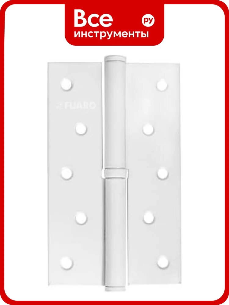 Петля съемная Fuaro IN5430SR-BL WH правая (413/BL-5 125x75x2,5) белый блистер 61281