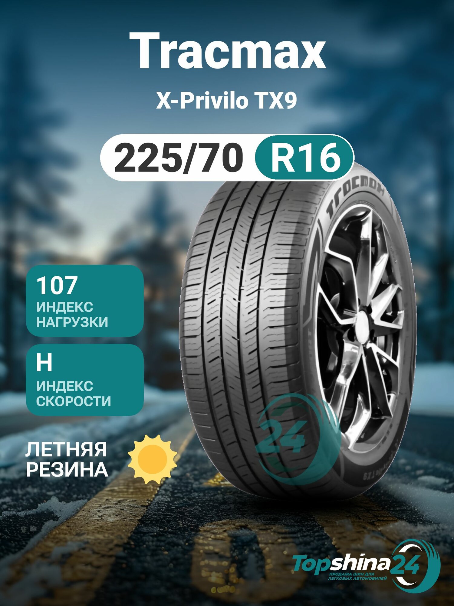 Шины летние Tracmax X-Privilo TX9 225/70 R16 H107