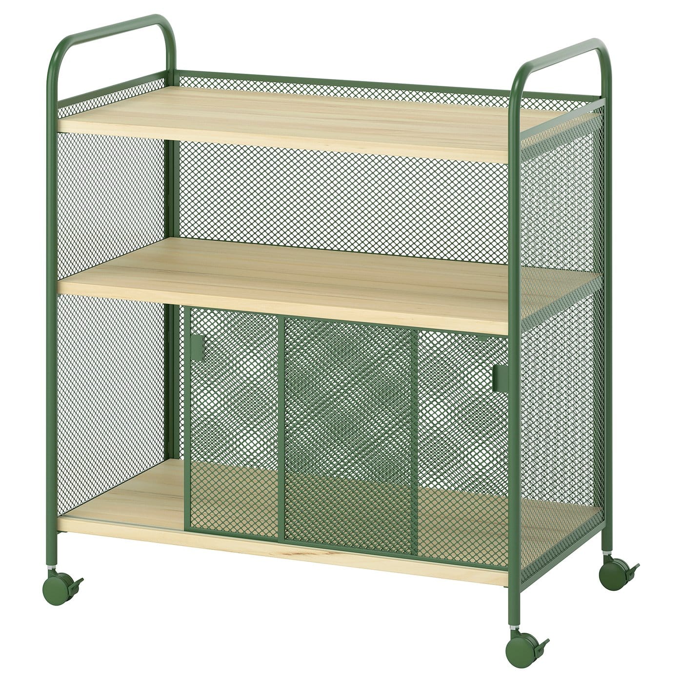 Этажерка IKEA N LMAKARE, темно-зеленый, 79x44x88 см, 15 кг 805.957.61