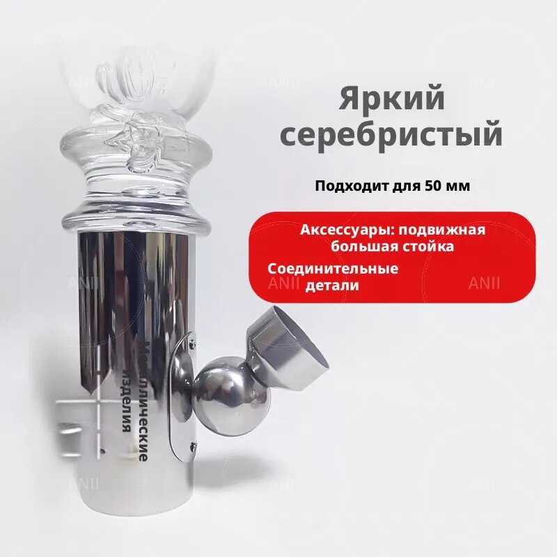 Лестничные поручни, соединяющие металлические детали Эксклюзивные акриловые ограждения для ступеней-ANII
