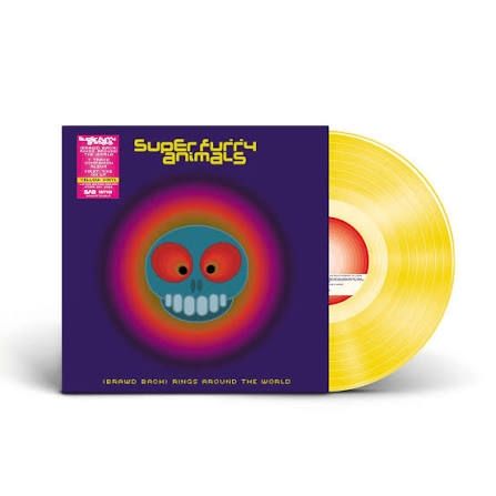 Виниловая пластинка Super Furry Animals (Brawd Bach) Rings Around The World (LP, 2022, BMG) yellow vinyl