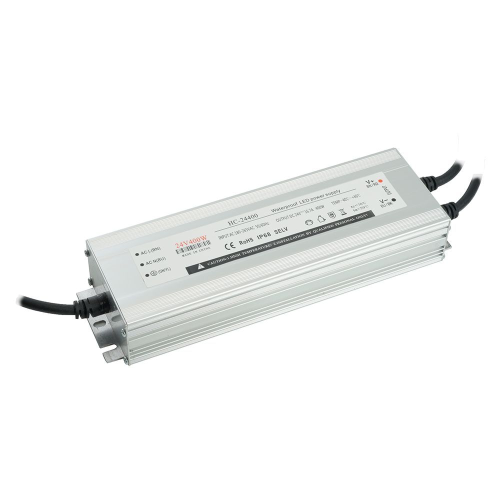 Трансформатор электронный для светодиодной ленты 400W 24V 245*77*41мм IP67 (драйвер) LB007 FERON 48744