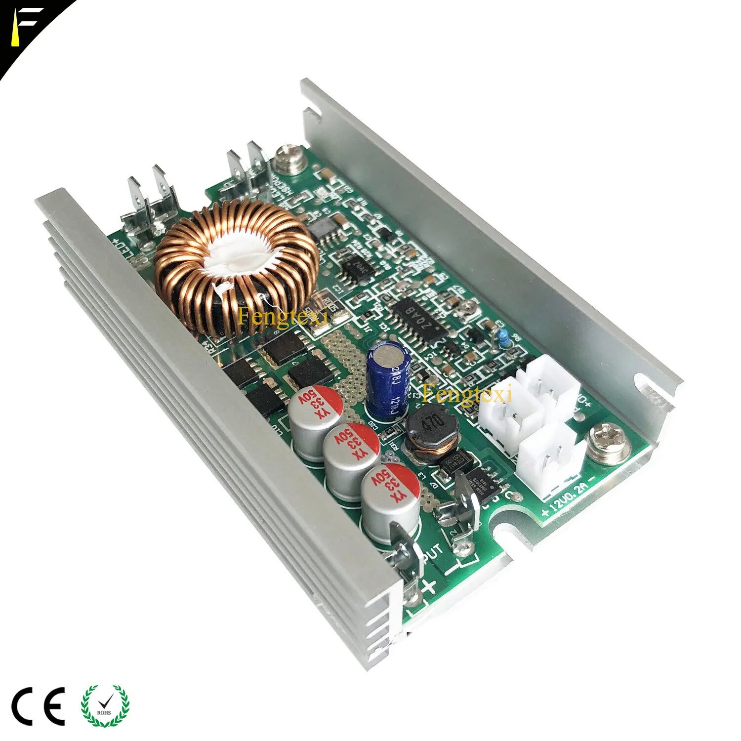 LED драйвер питания для сценического освещения Fengtexi 24В 7A/10A 120Вт-200Вт In24v7a Out 14v10.5a