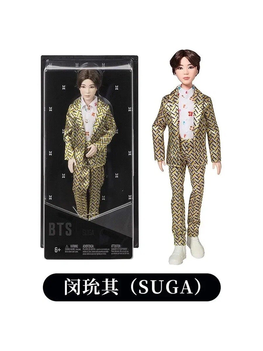 Mattel GKC92 — фигурка BTS Idol Suga, коллекционная игрушка K Pop Merch