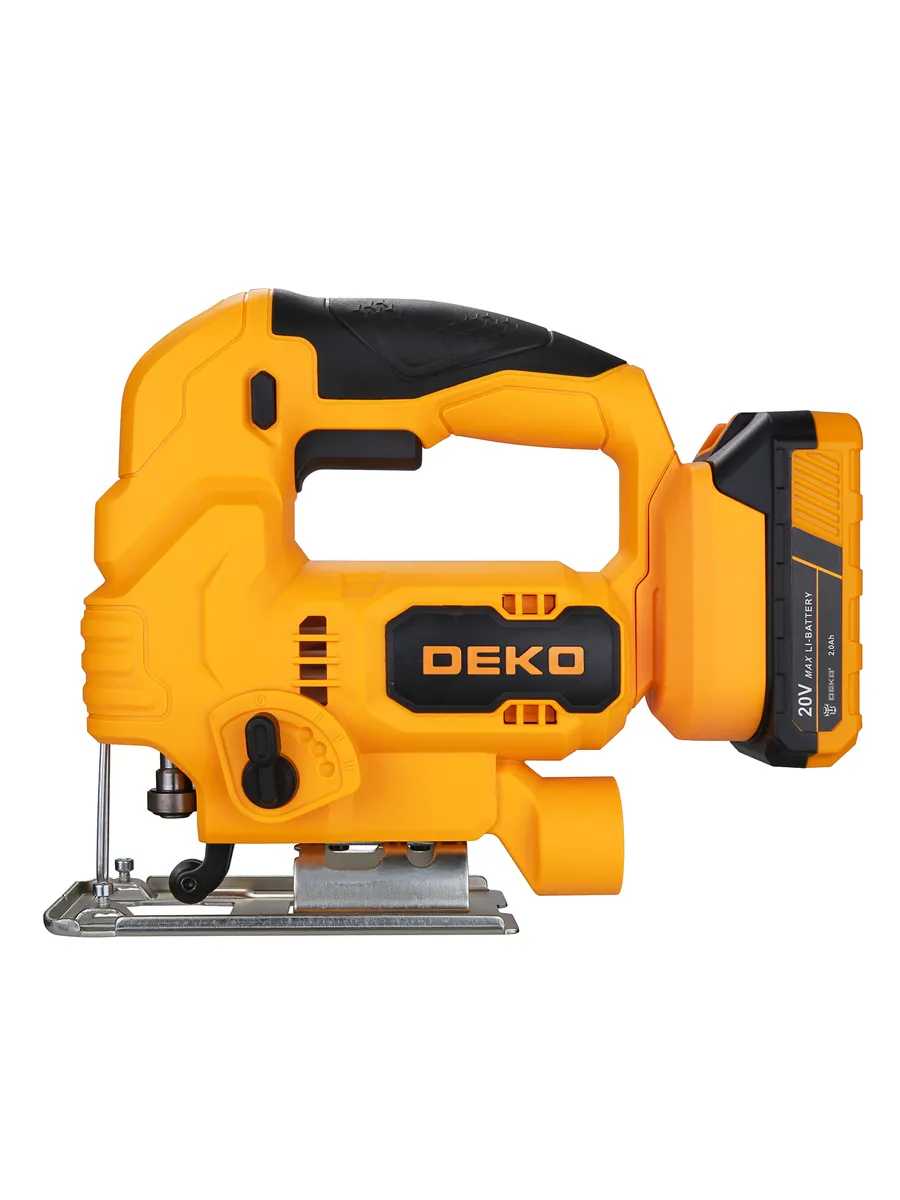 DEKO Лобзик аккумуляторный DKJS100, 20В ,1x2.0Ач 081-1086