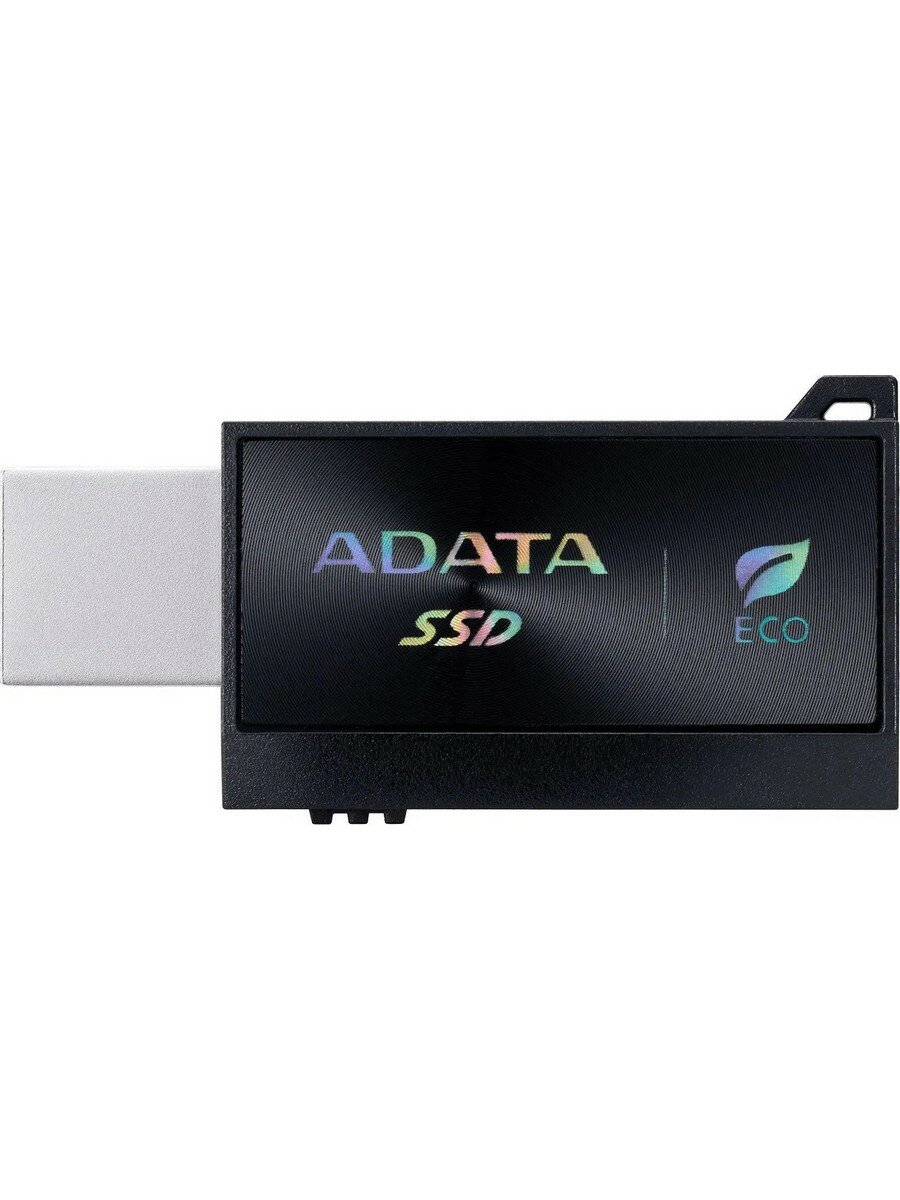 Внешний накопитель SSD ADATA 1Tb SC730 чёрный (USB Type-C, USB Type-A, 600/600 Mb/s) (SC730-1T-CACTI)