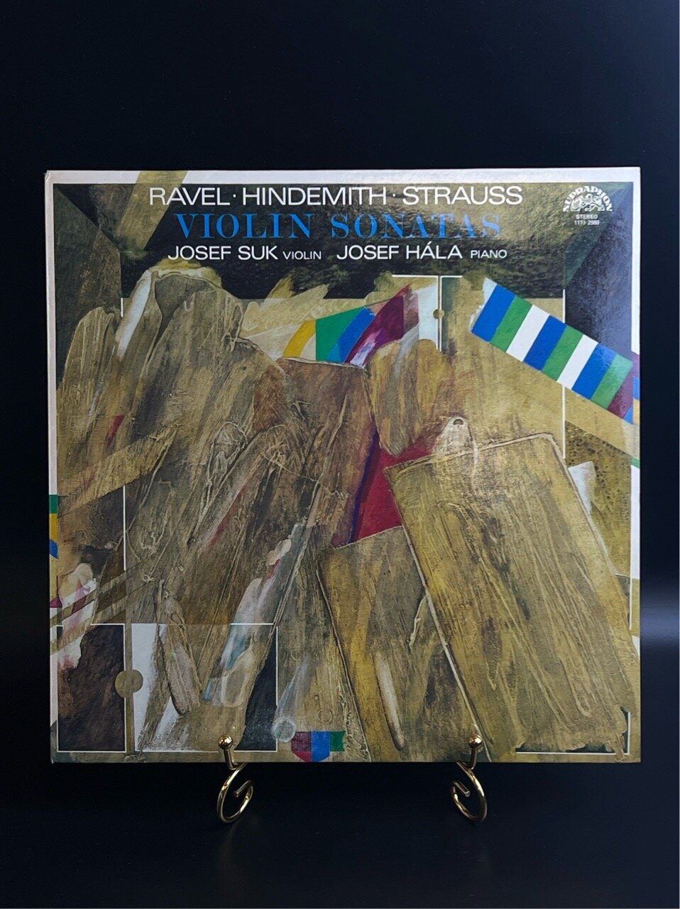 LP Violin Sonatas - Ravel, Hindemith, Strauss. Виниловая пластинка 12 дюймов. Supraphon Чехословакия 1979 год