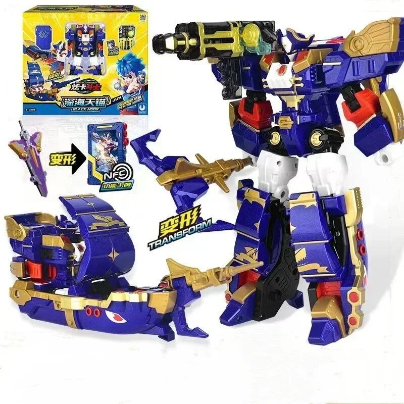 Металлический трансформер-робот Carbot HEAVY IRON BLACK HOOK 11