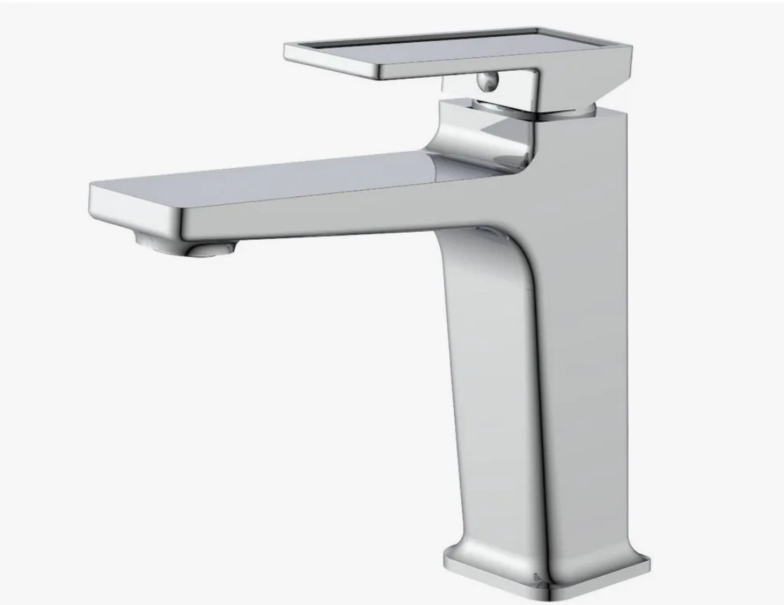 Смеситель DOMINCARE D&C DC01111CR, для раковины, хромированный, латунь, Турция