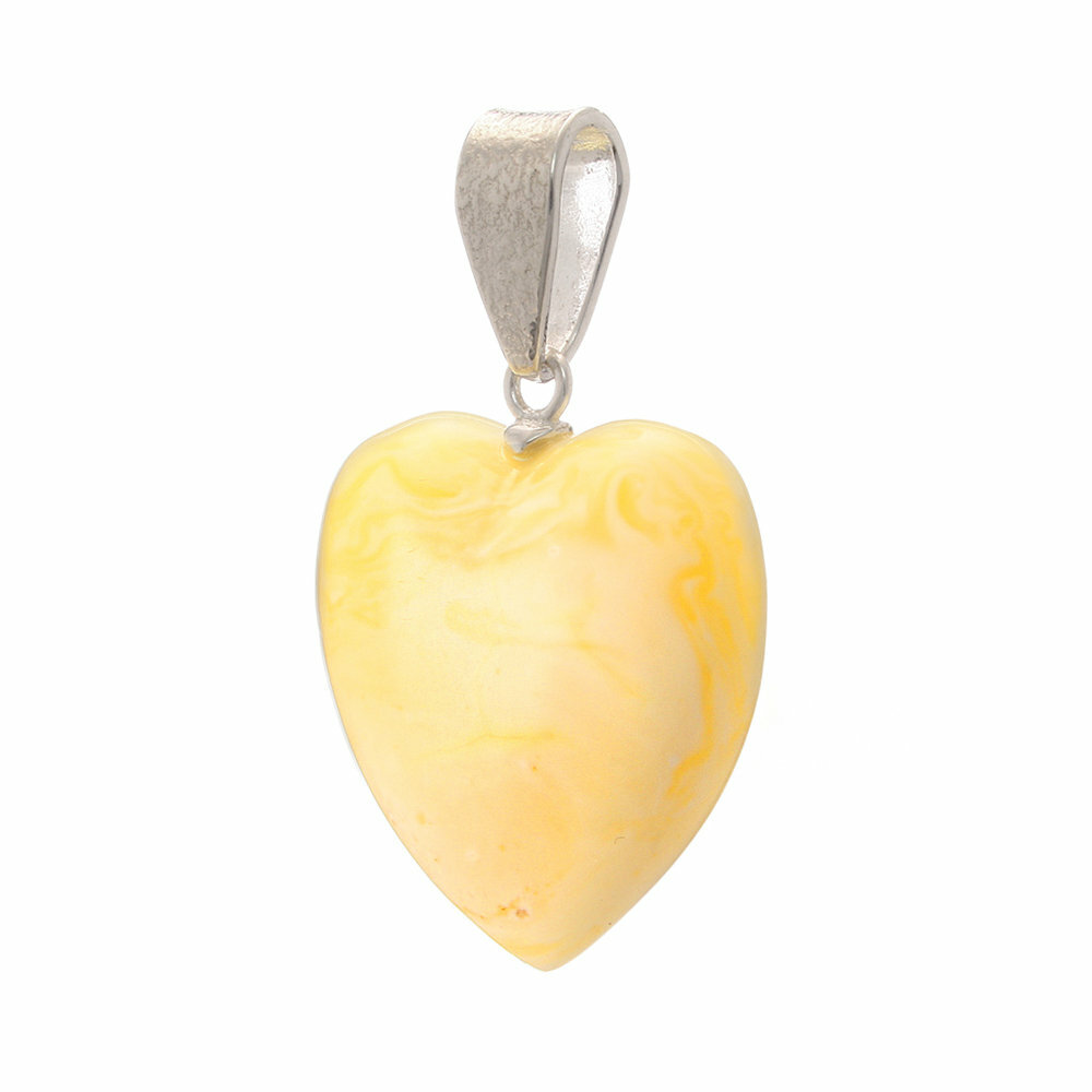 Подвеска Amberprofi, серебро, 925 проба, янтарь
