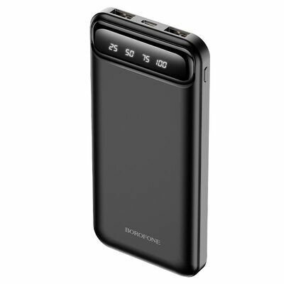Внешний аккумулятор портативный BOROFONE BJ14 Freeway Power bank 2.0А 10000mAh (черный)