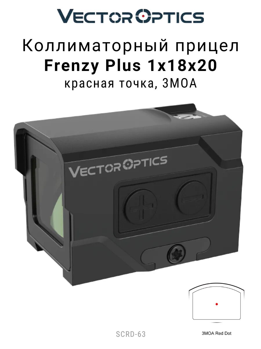 Прицел коллиматорный Frenzy Plus 1x18x20