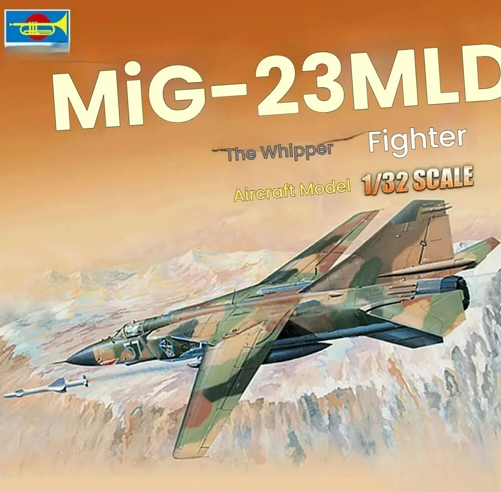 Trumpeter 1/32 03211 MiG-23MLD Flogger K Модель сборки самолета из пластмассы