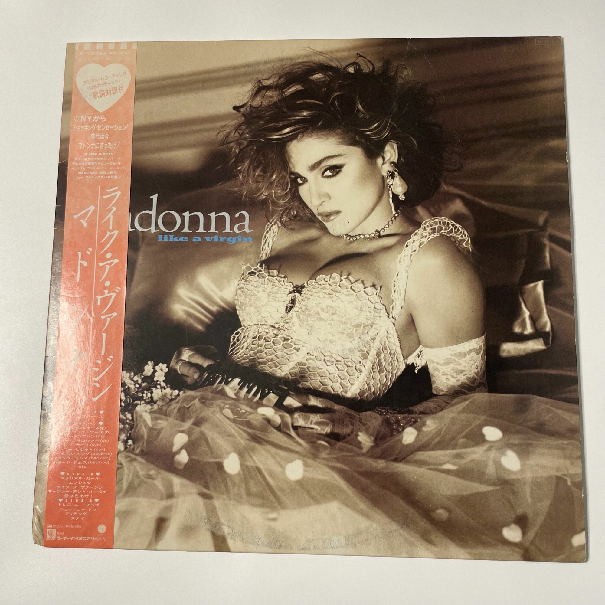 Винтажная виниловая пластинка LP Madonna Like A Virgin (Япония 1984) (Оби)