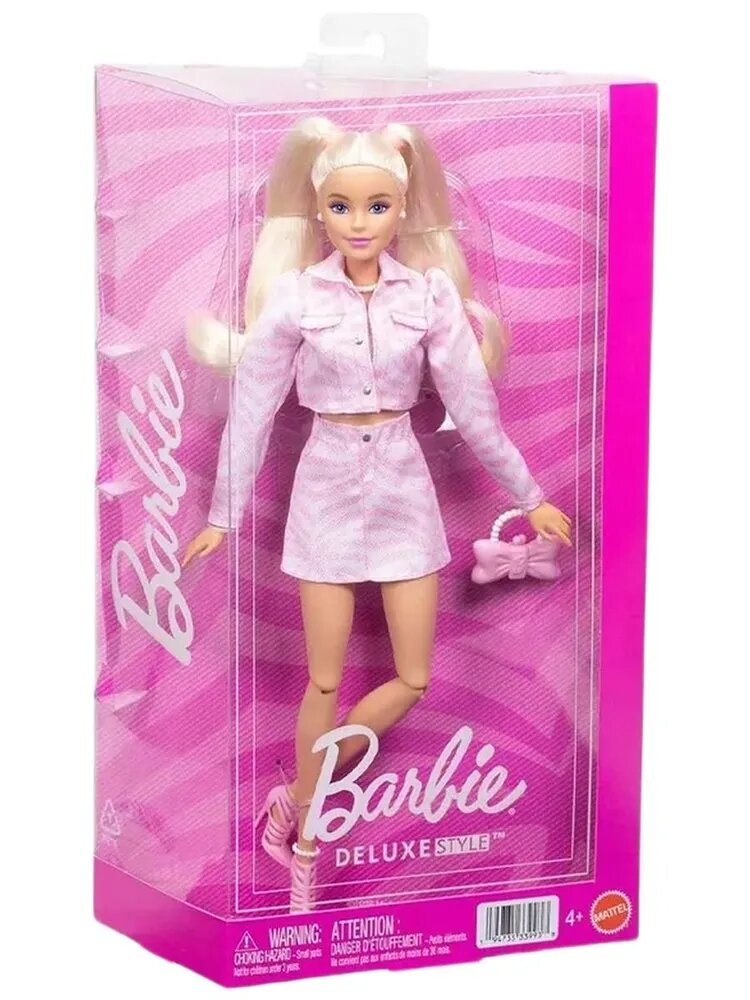 Маттел Mattel Deluxe Style No.9 Doll / Роскошная Кукла Барби № 9 С Аксессуарами, Подходящая Для Детей В Возрасте От 4 Лет И Старше
