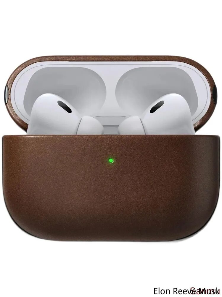 Чехол кожаный Nomad для наушников AirPods Pro 2 (коричневый)