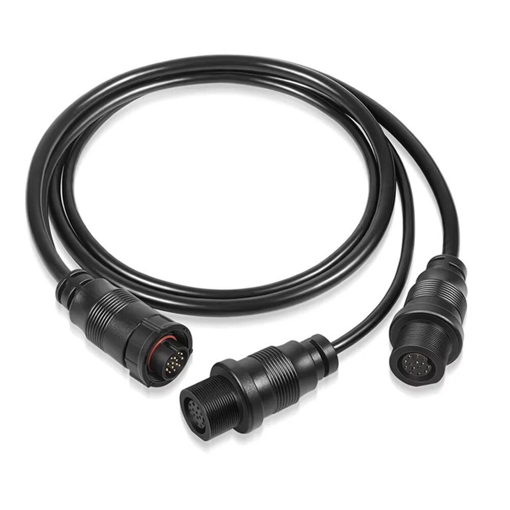 Кабель-разветвитель 14 M ID SIDB Y 720111-1 для эхолотов Humminbird SOLIX/APEX/XPLORE, подключает боковые и 2D-трансдьюсеры