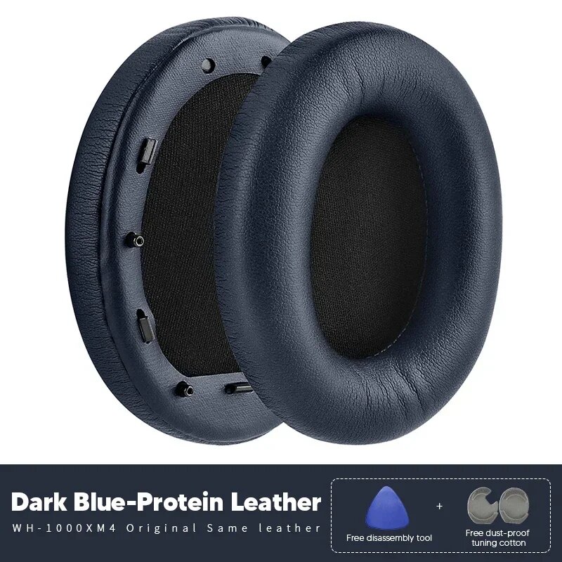 Амбушюры Sony WH-1000XM4 Dark Blue Protein Leather