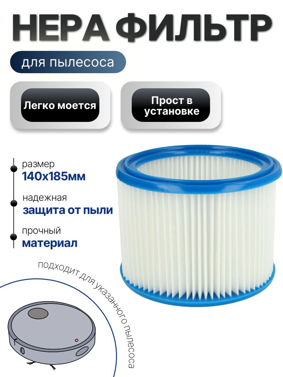 Фильтр для NILFISK AERO Alto 20-11, 20-21, 21 INOX