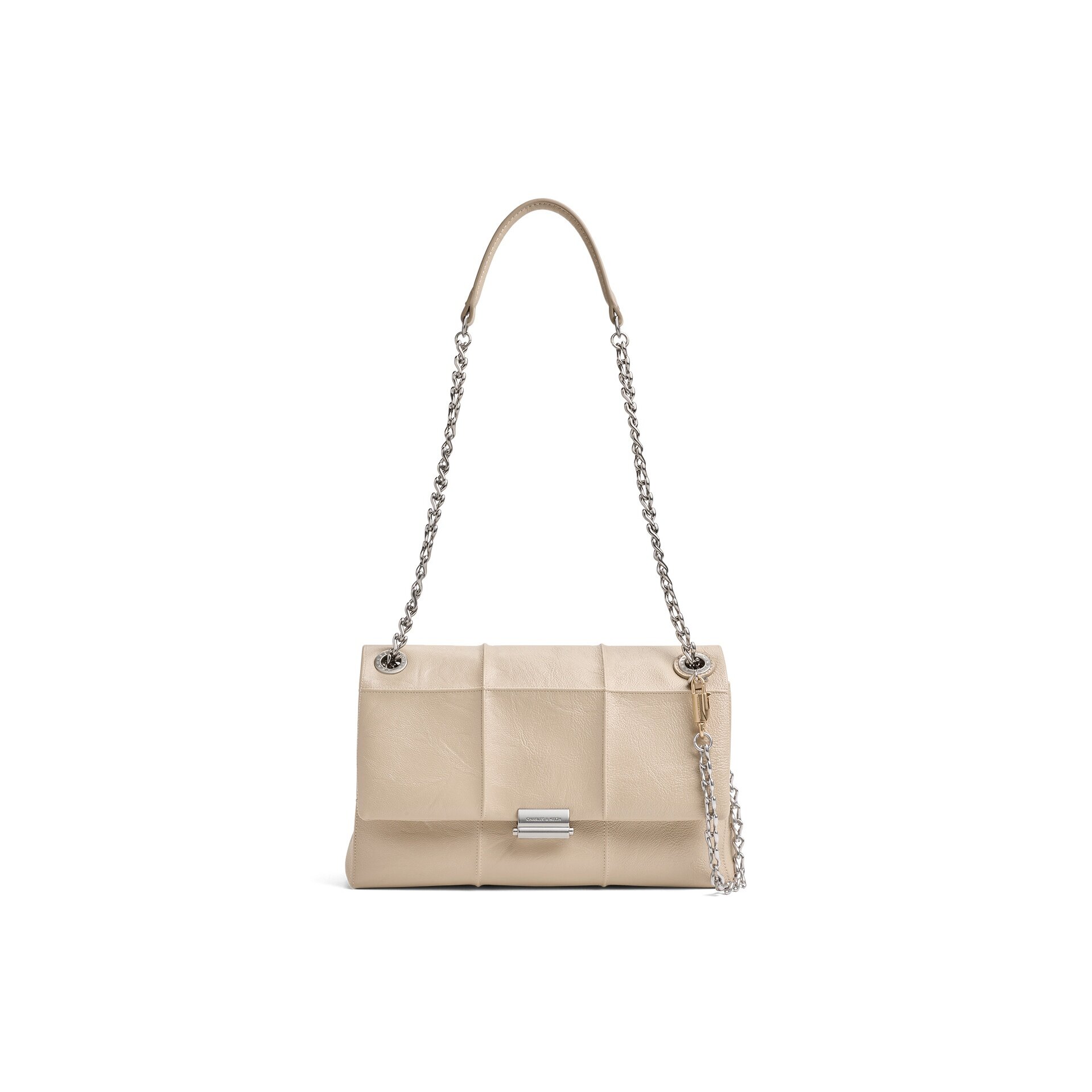 Сумка CHARLES & KEITH, фактура плетеная