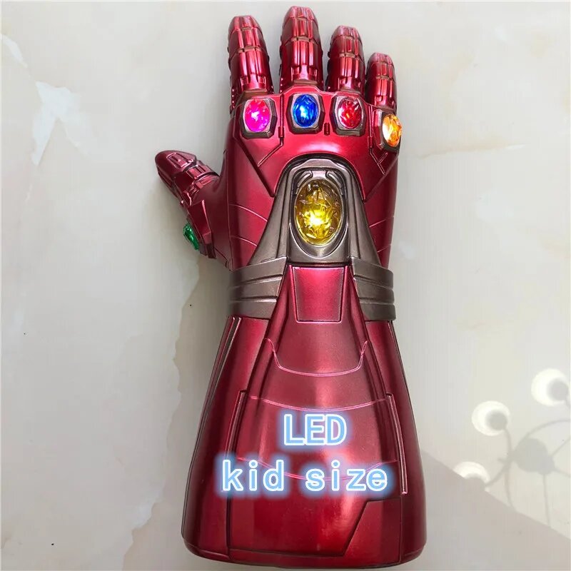 Косплей перчатки Железного человека ПВХ LED kid size